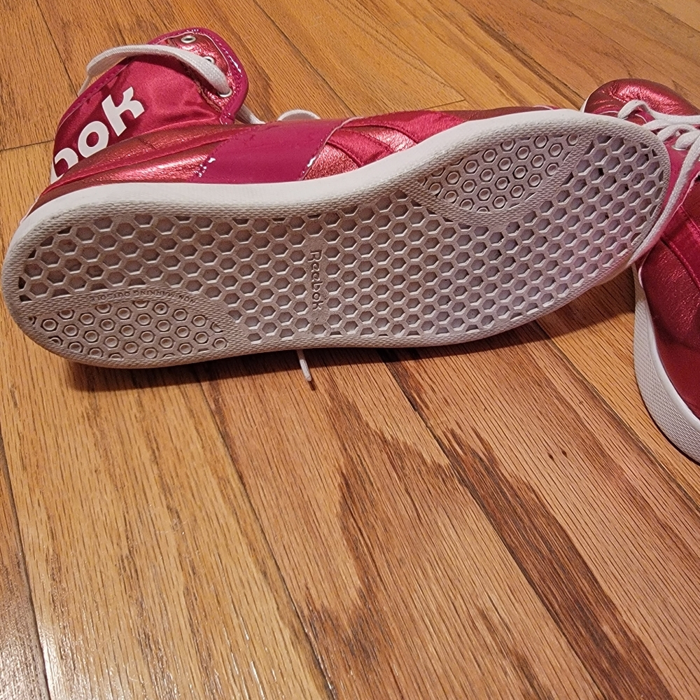 Reebok Classic Iridescent Pink Low-High Tops - Gem